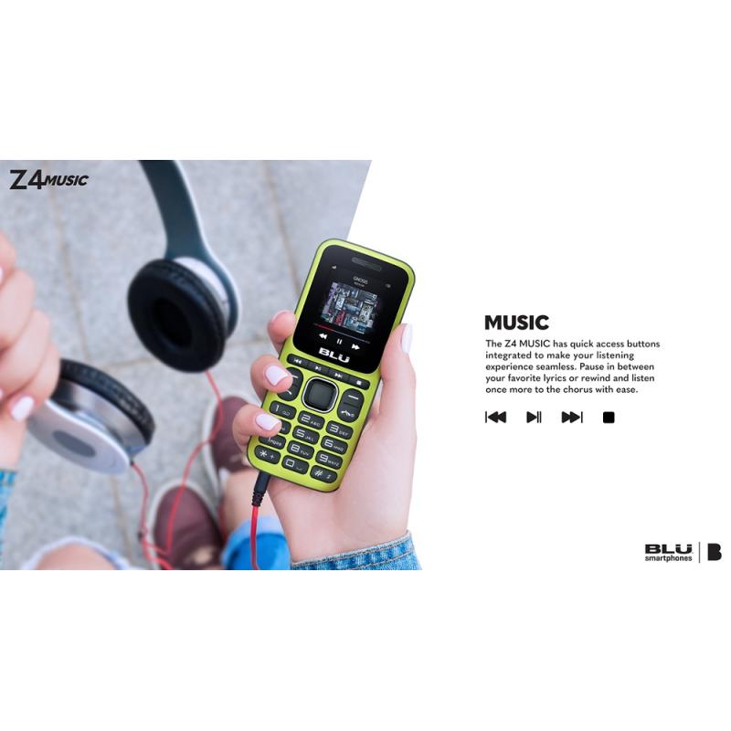 Celular Blu Z4 Music Z253 Dual Sim 1.8" Dark Blue - Cellshop Digital - Importados Paraguai