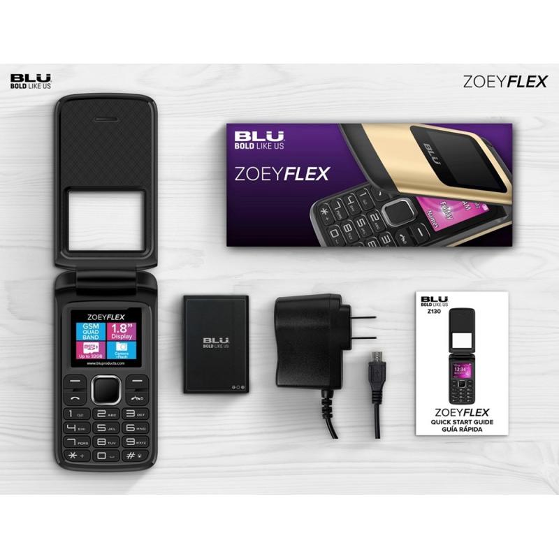 Celular Blu Zoey FLEX Z132 Dual Sim 1.8" White (Rádio FM com antena ...