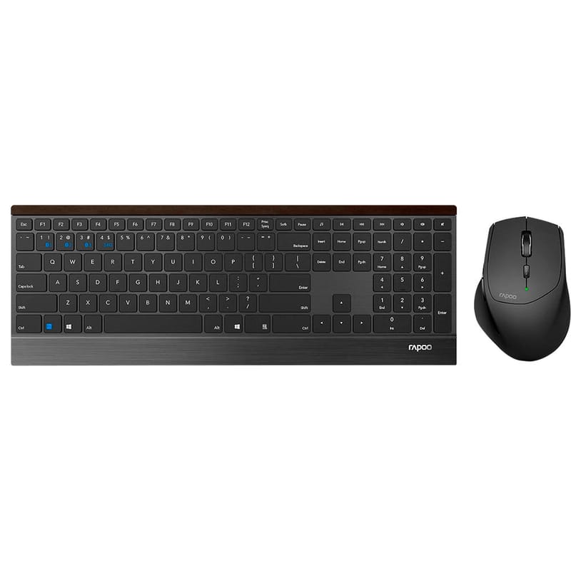 Teclado Sem Fio Rapoo 9500M - Black (Inglês) - Cellshop Digital ...