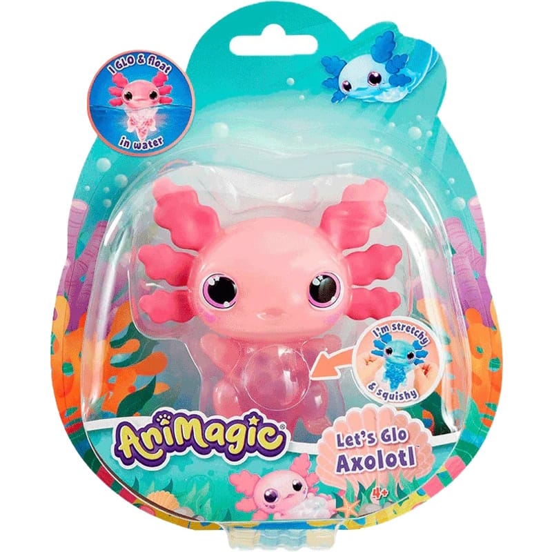 Animagic Let's Go Axolotl Goliath - 930391 (Rosa) - Cellshop Digital ...