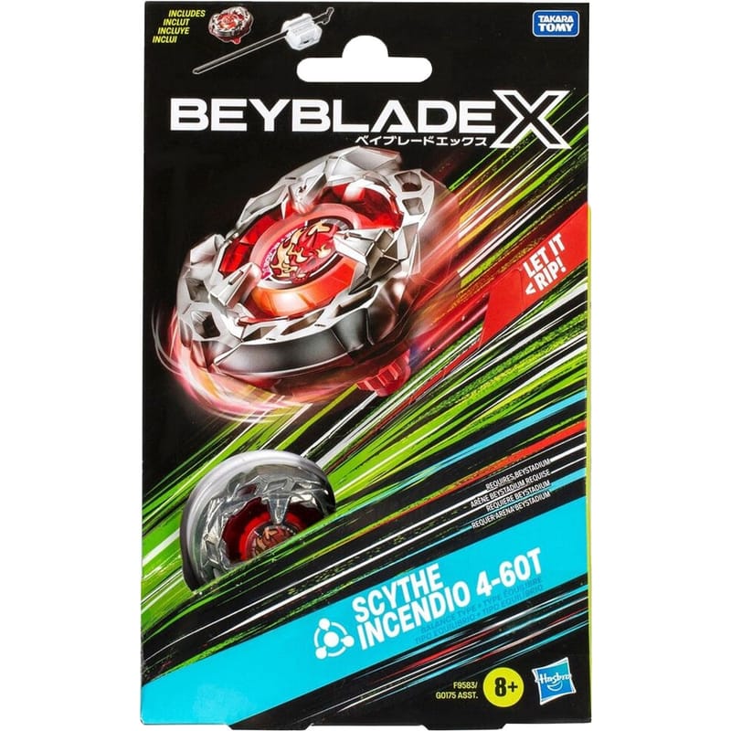 Beyblade Scythe Incendio 4-60T Hasbro - F9583 - Cellshop Digital ...