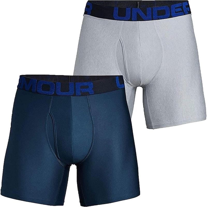 Boxer Under Armour Ua Tech Boxerjock - 1363619-408 (2 Unidades ...