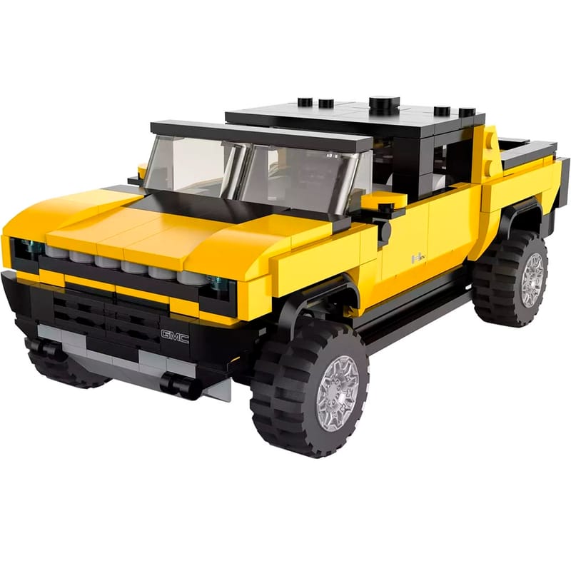 Hummer Ev Building Bricks (1/30) RC Rastar 93700-Y (431 Peças) Yellow ...