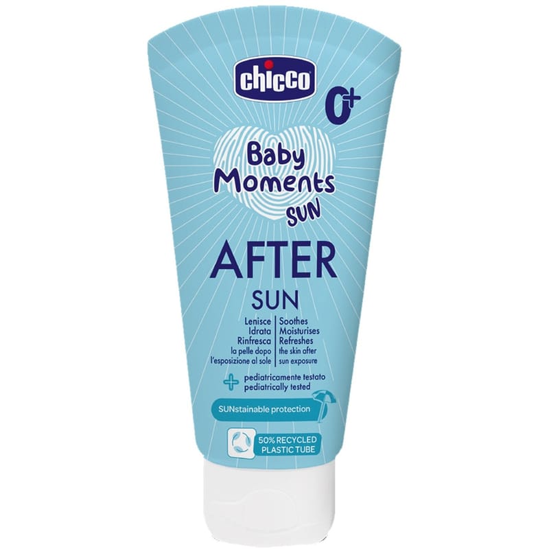 Leite Corporal Chicco Baby Moments After Sun - 150mL - Cellshop Digital - Importados Paraguai