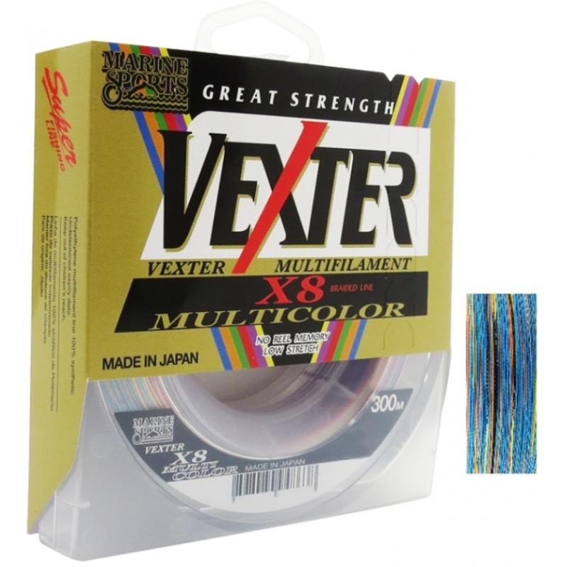 Linha Multifilamento Marine Sports Vexter X8 Multicolor 0.35mm 50lb 300m - Cellshop Digital ...