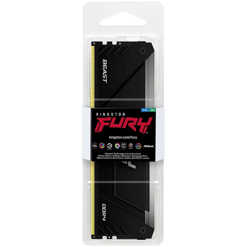 Memória Kingston Fury Beast RGB 8GB 3200MHz DDR4 KF432C16BB2A/8 - Cellshop Digital - Importados ...