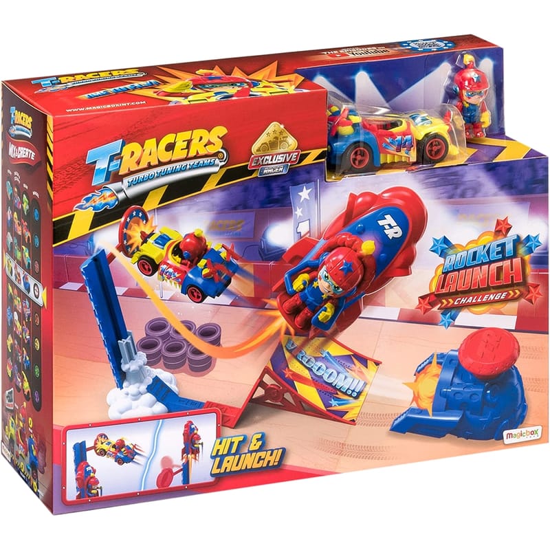 T-Racers Challenge Rocket Launch Magic Box - Cellshop Digital - Importados Paraguai