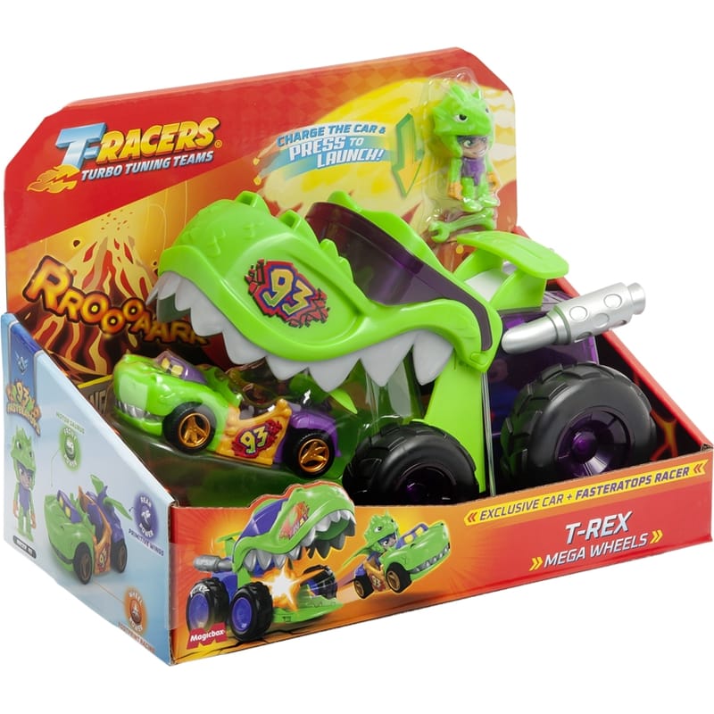 T-Racers Mega Wheels T-Rex Magic Box - Cellshop Digital - Importados ...