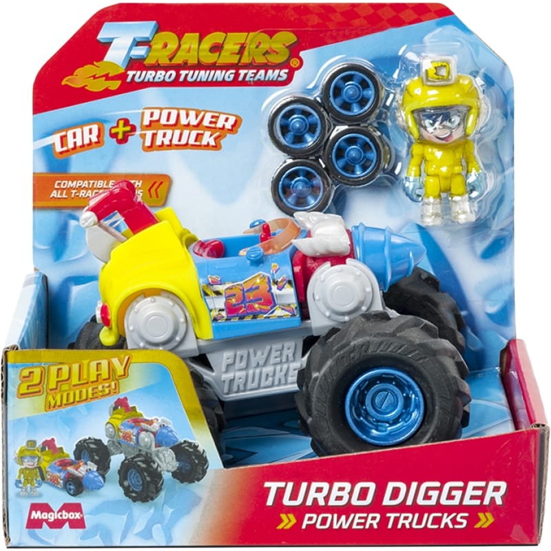 T-Racers Power Truck Turbo Digger Magic Box - Cellshop Digital - Importados Paraguai