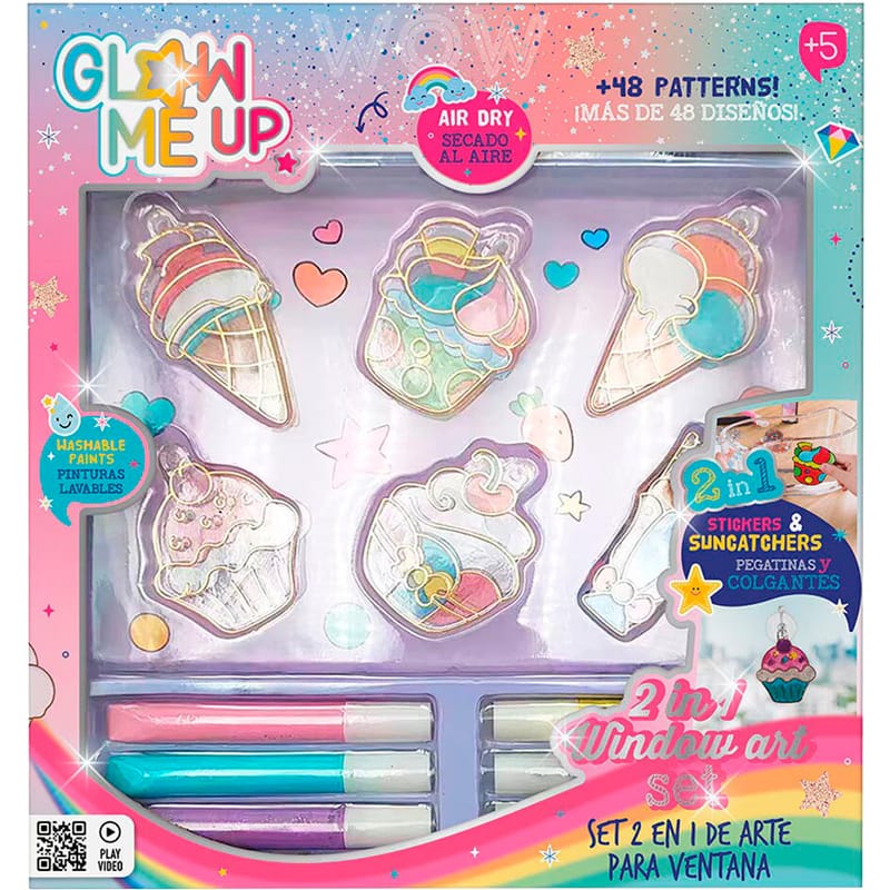 Window Art Set 2 em 1 Glow Me Up - GL007 - Cellshop Digital - Importados Paraguai