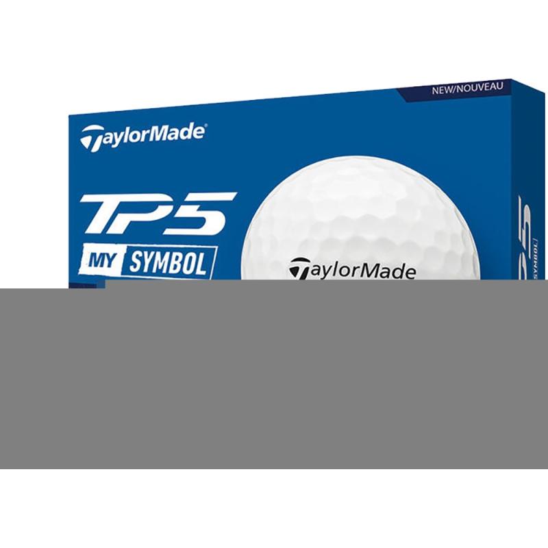 Bola de Golfe TaylorMade TP5 My Symbol Palm - Branco (12 Unidades ...