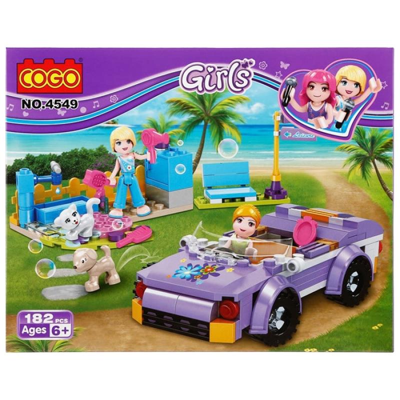 Cogo Girls Carro 4549 (182 peças) - Cellshop Digital - Importados Paraguai