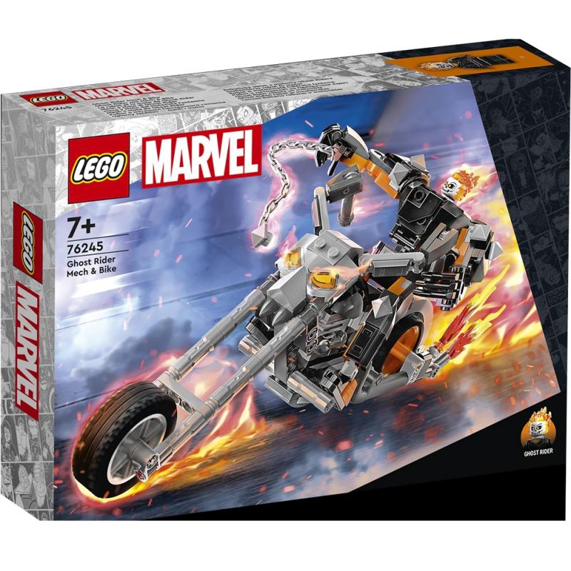 Lego Marvel Ghost Rider Mech & Bike- 76245 (264 Peças) - Cellshop ...